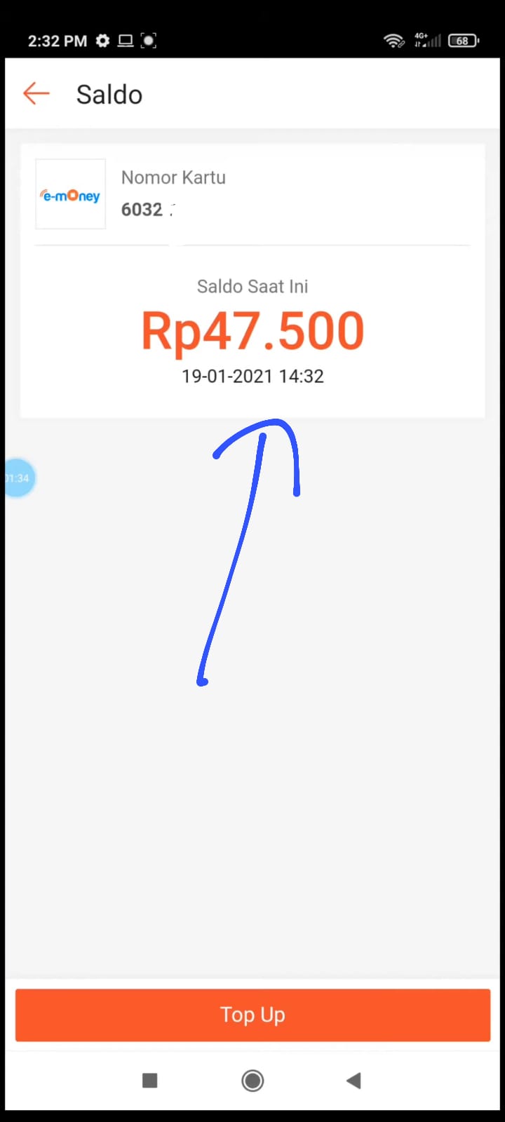 Cara Cek Saldo Emoney di Shopee - Tongbos