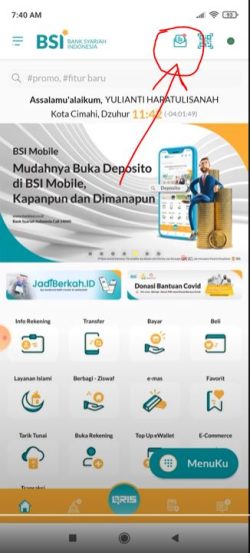 Cara Melihat No Token PLN yang Dibeli di BSI Mobile Banking - Tongbos