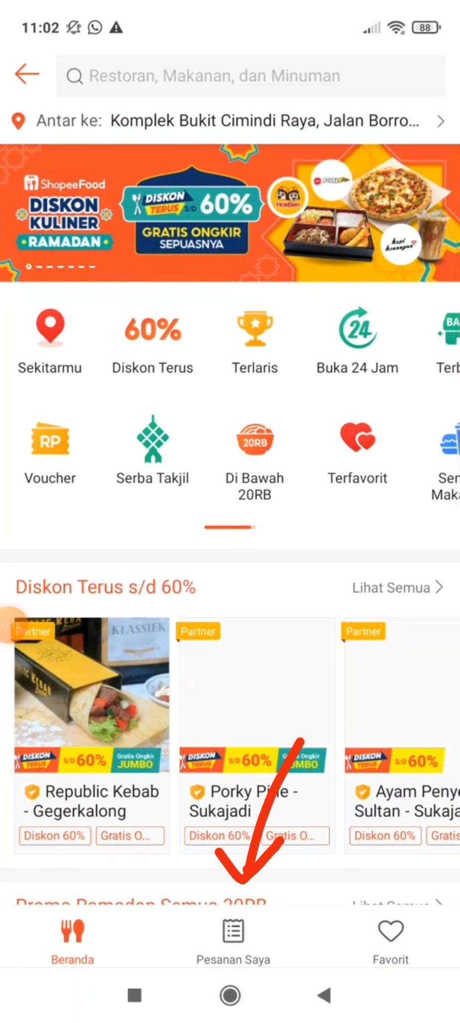 Cara Memberi Tip ke Driver Shopeefood - Tongbos