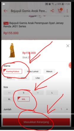 Tutorial Belanja 2 Barang Beda Warna di Shopee Dengan Sekali Pengiriman ...