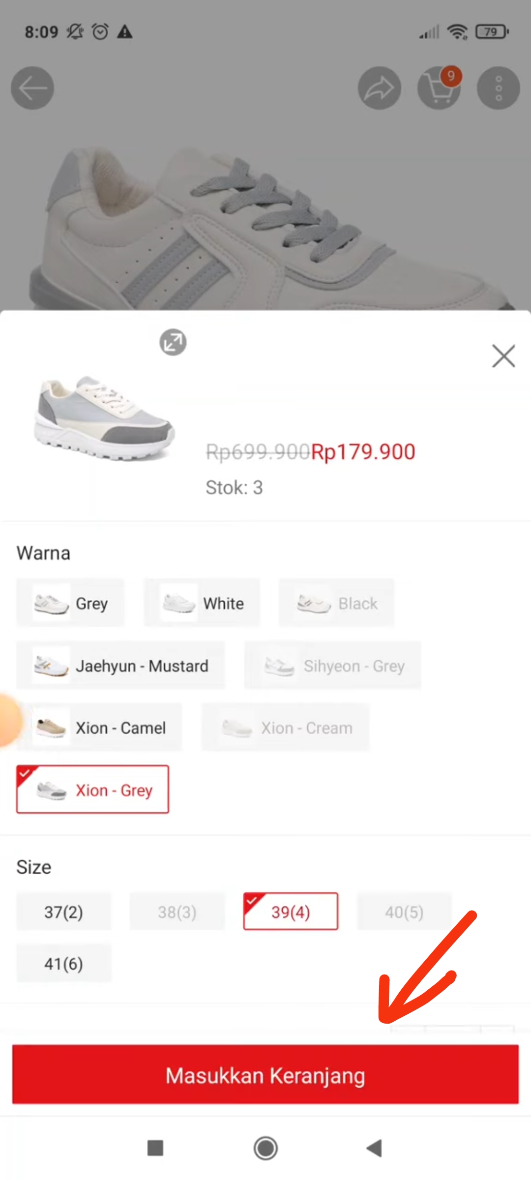 Cara Memilih Ukuran Sepatu di Shopee - Tongbos