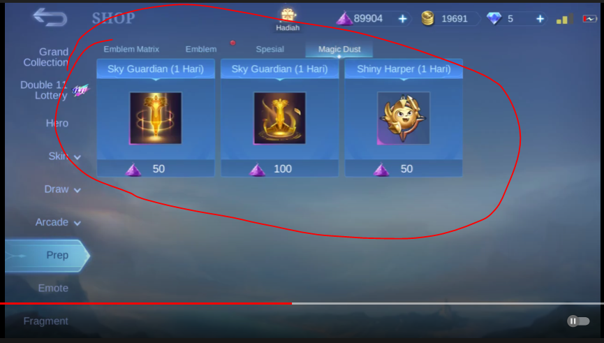 Cara Memanfaatkan Magic Dust Yang Tidak Terpakai - Tongbos