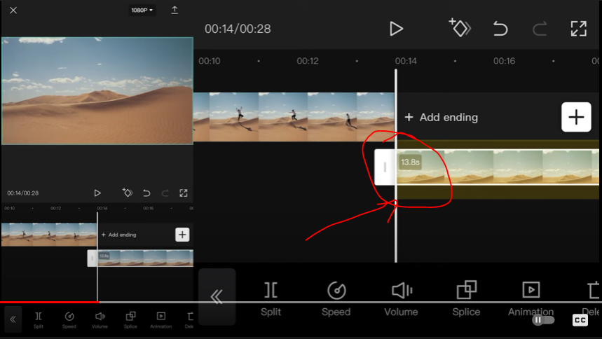 Tutorial CapCut – Efek Freeze Frame Clone Trail - Tongbos