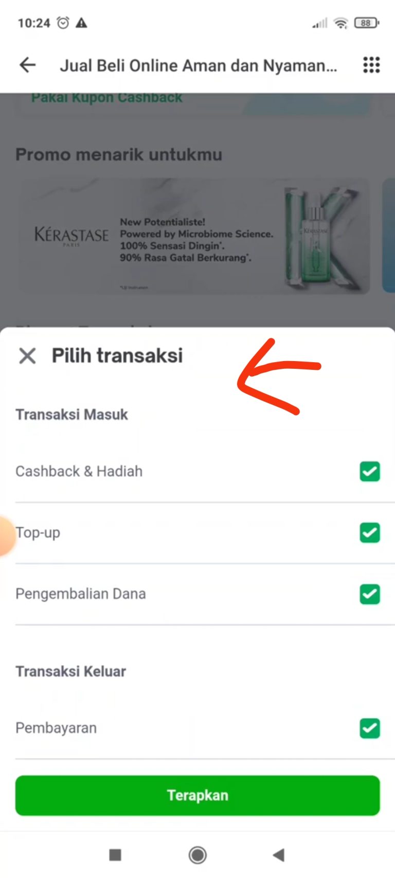 Cara Lihat Riwayat Transaksi Gopay di Tokopedia - Tongbos