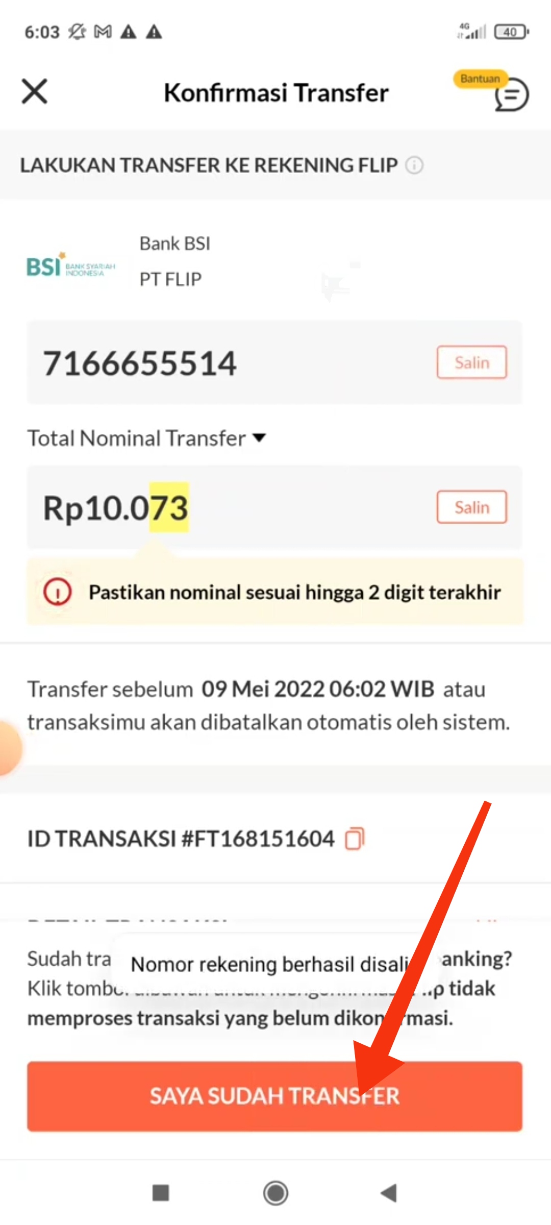 Cara Transfer Antar Bank dengan Flip Melalui BSI Mobile Banking - Tongbos