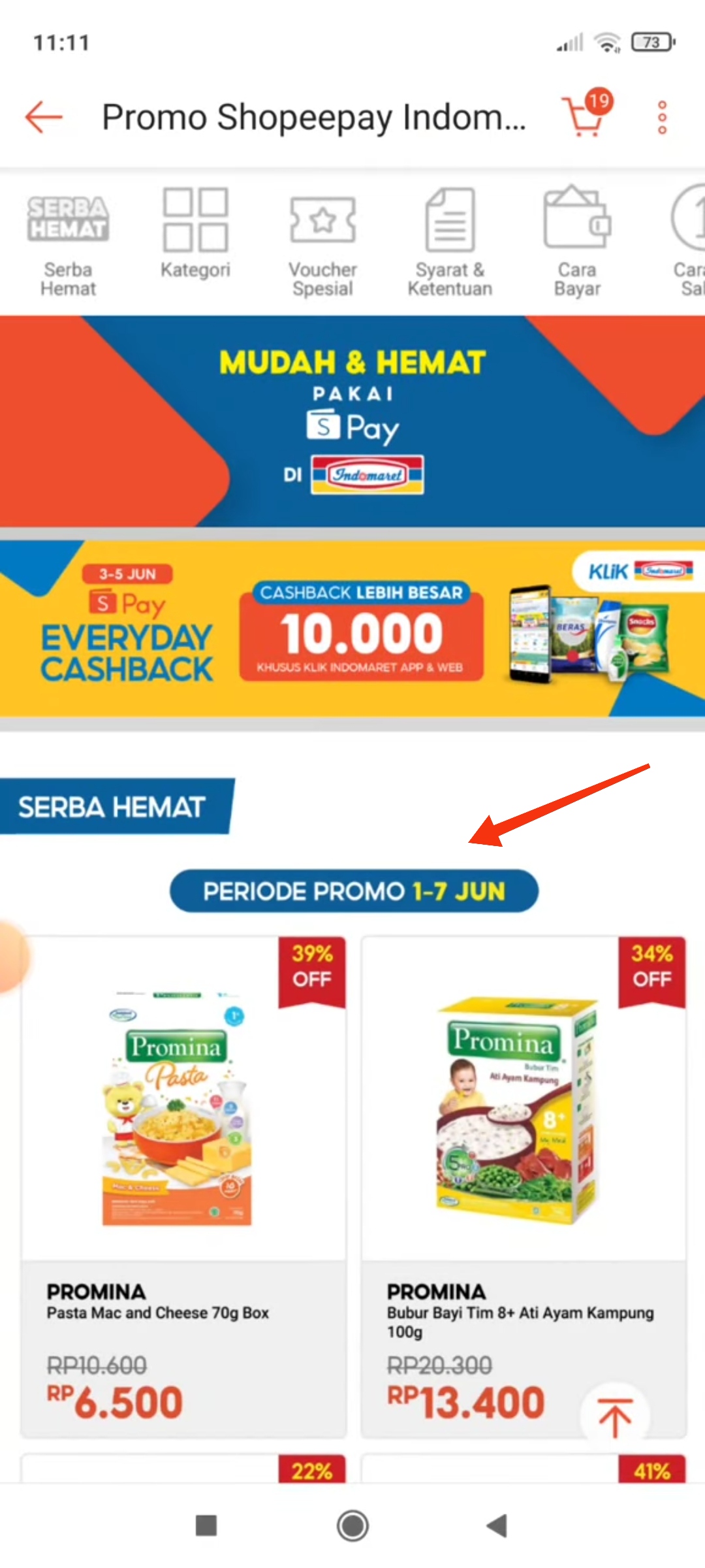 Cara Mendapat Promo Diskon Indomaret di Shopee - Tongbos