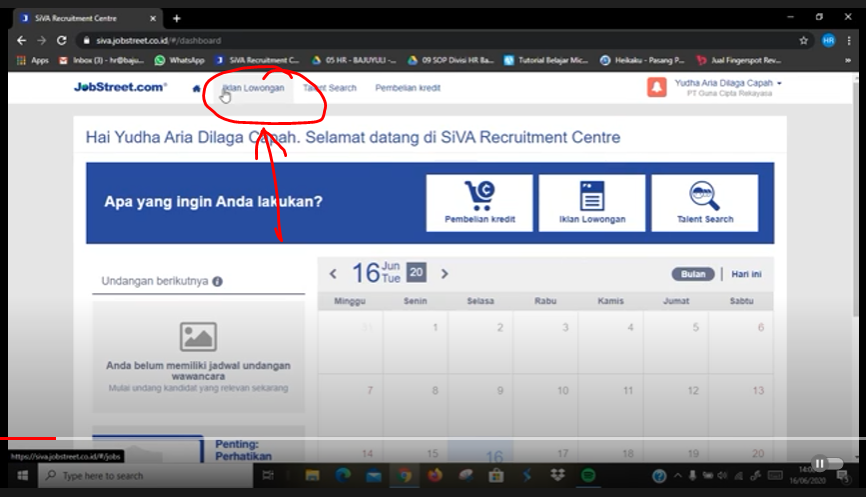 Cara Pasang Iklan Lowongan Pekerjaan di Jobstreet - Tongbos
