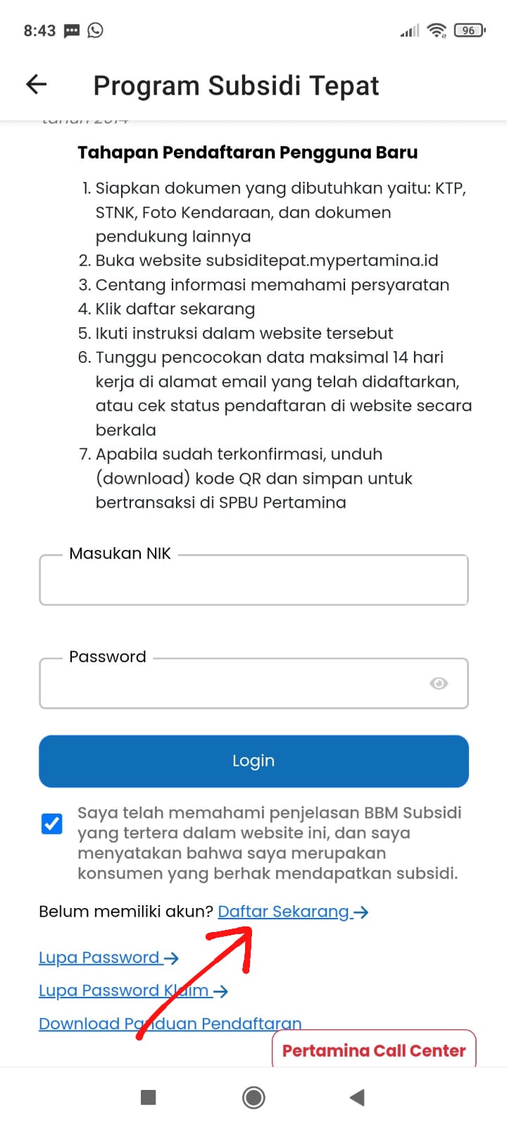 Cara Daftar Registrasi Pertalite Subsidi di Aplikasi MyPertamina - Tongbos