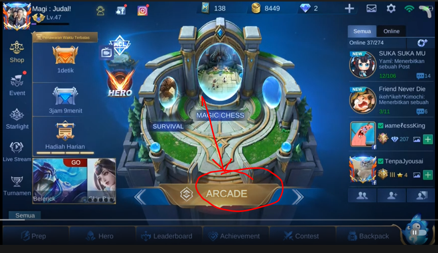 Cara Ganti Skin Hero di Mode Magic Chess Mobile Legends Bang Bang - Tongbos