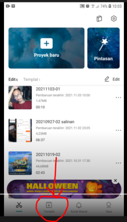 Cara Mencari Template CapCut Yang Viral di TikTok - Tongbos
