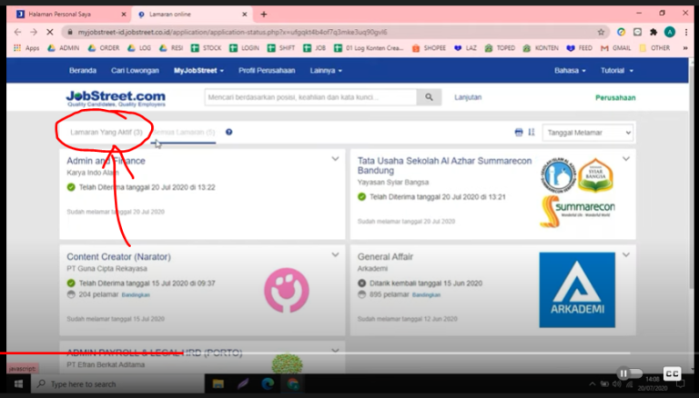 Cara Mengetahui Lamaran Kita Dilihat Oleh Hrd Di Jobstreet Tongbos