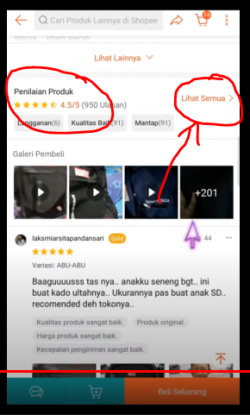 Cara Melihat Ulasan di Shopee - Tongbos