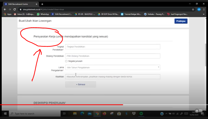 Cara Pasang Iklan Lowongan Pekerjaan di Jobstreet - Tongbos
