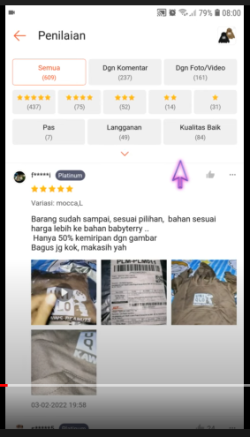 Cara Melihat Penilaian Pembeli di Shopee - Tongbos