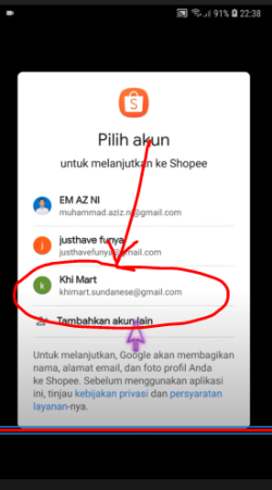 Cara Login Shopee Tanpa Verifikasi Email - Tongbos