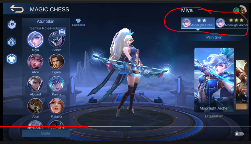 Cara Ganti Skin Hero di Mode Magic Chess Mobile Legends Bang Bang - Tongbos