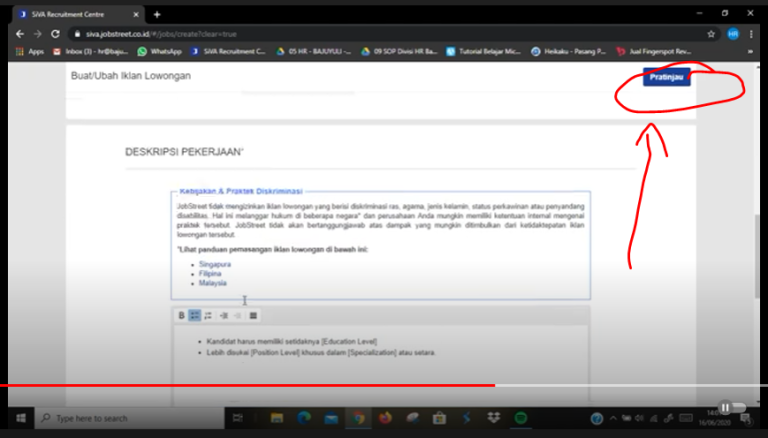 Cara Pasang Iklan Lowongan Pekerjaan di Jobstreet - Tongbos