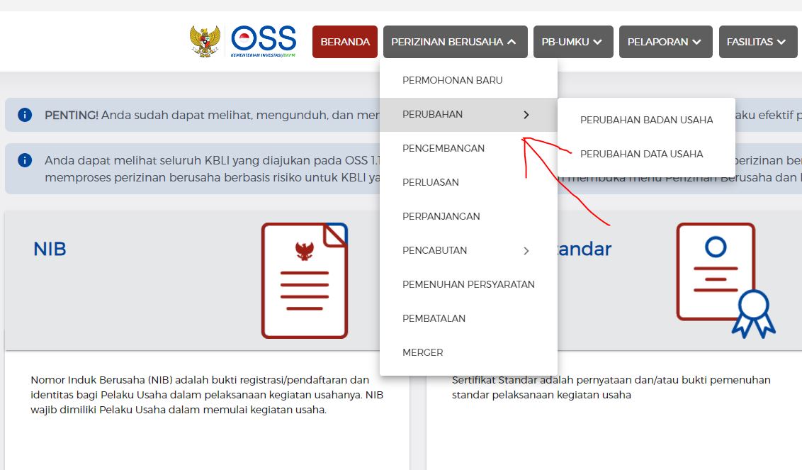 Cara Mengubah Alamat di NIB - Tongbos Cara Mengubah Alamat di NIB - Tongbos