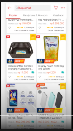 Cara Mencari Official Store di Shopee Shopee Mall - Tongbos