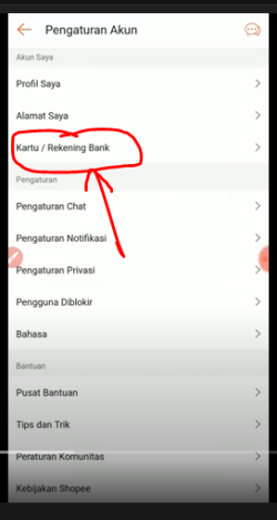 Cara Mengganti dan Menambahkan Rekening di Shopee Melalui Smartphone ...