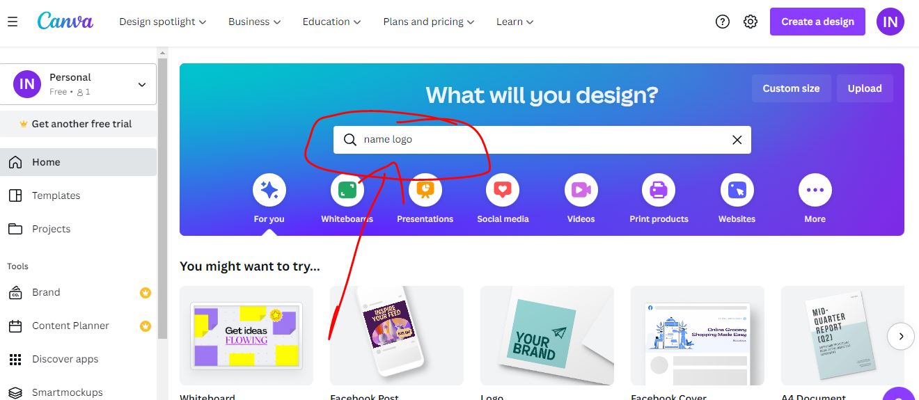 Cara Membuat Logo Nama Untuk Akun Sendiri Di Canva - Tongbos