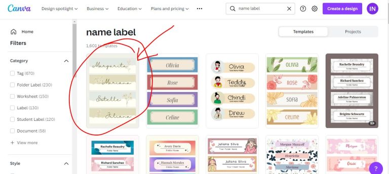 Cara Membuat Label Nama Anak Untuk Buku Dan Alat Tulis - Tongbos