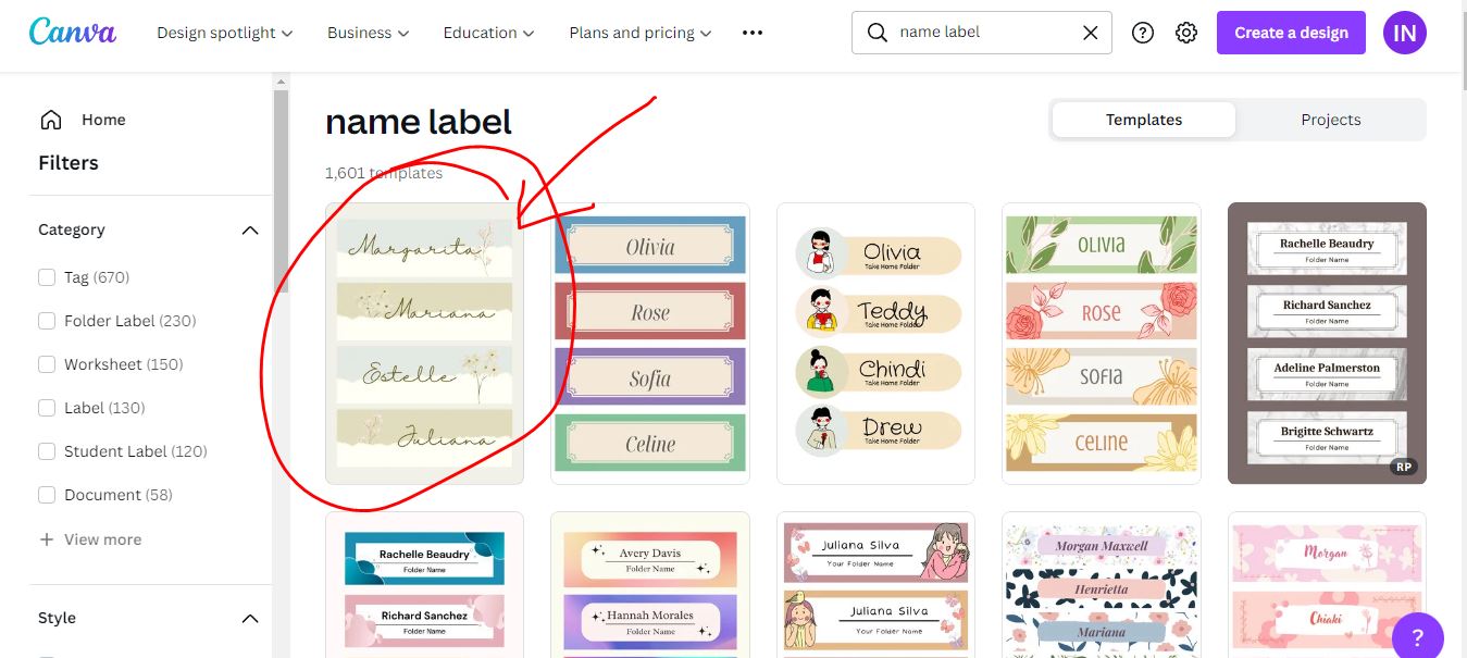 Cara Membuat Label Nama Anak Untuk Buku Dan Alat Tulis - Tongbos