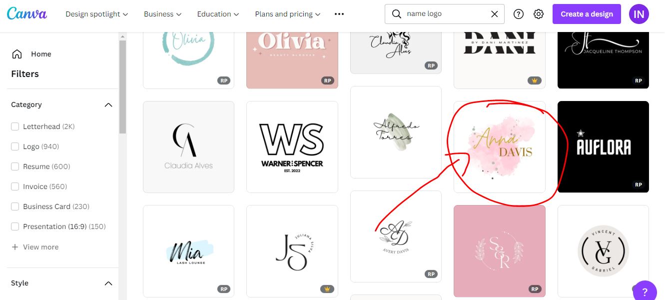 Cara Membuat Logo Nama Untuk Akun Sendiri Di Canva - Tongbos
