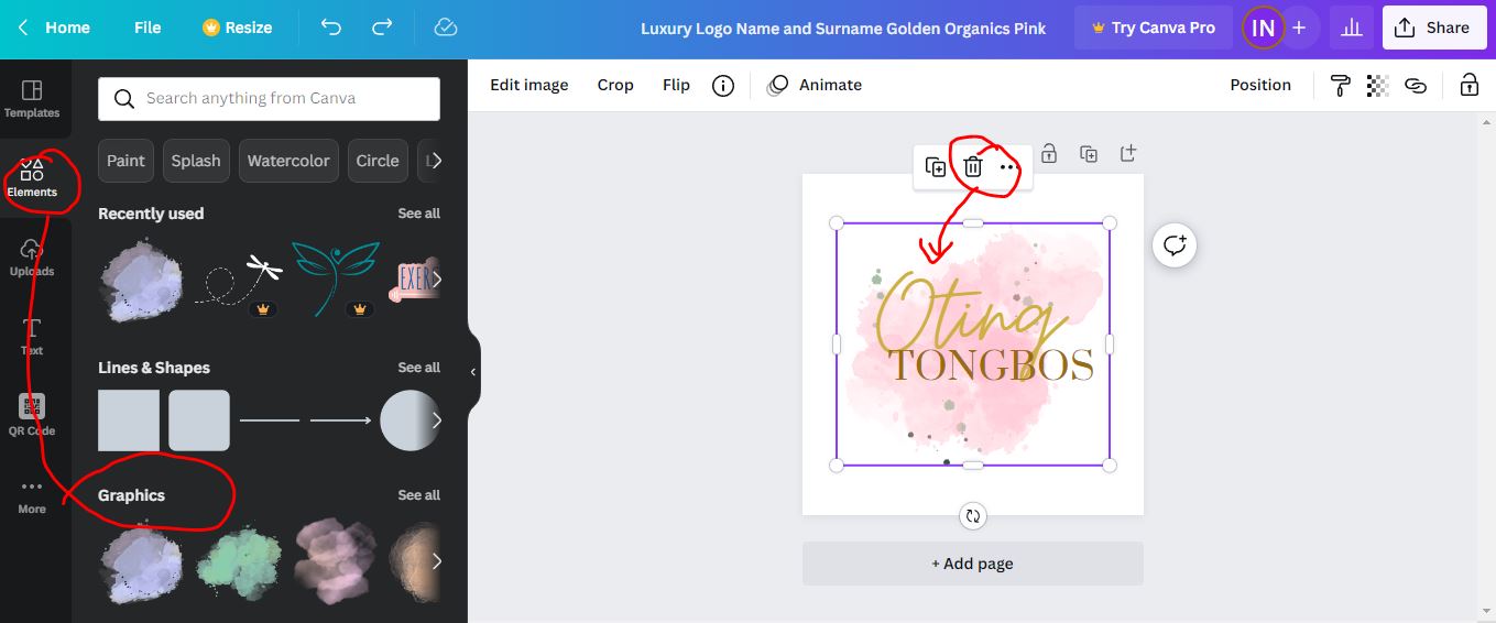 Cara Membuat Logo Nama Untuk Akun Sendiri Di Canva - Tongbos