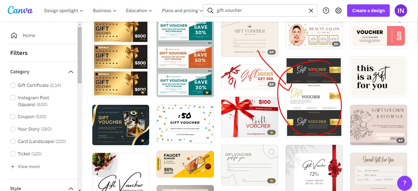 Cara Membuat Gift Card Di Canva - Tongbos