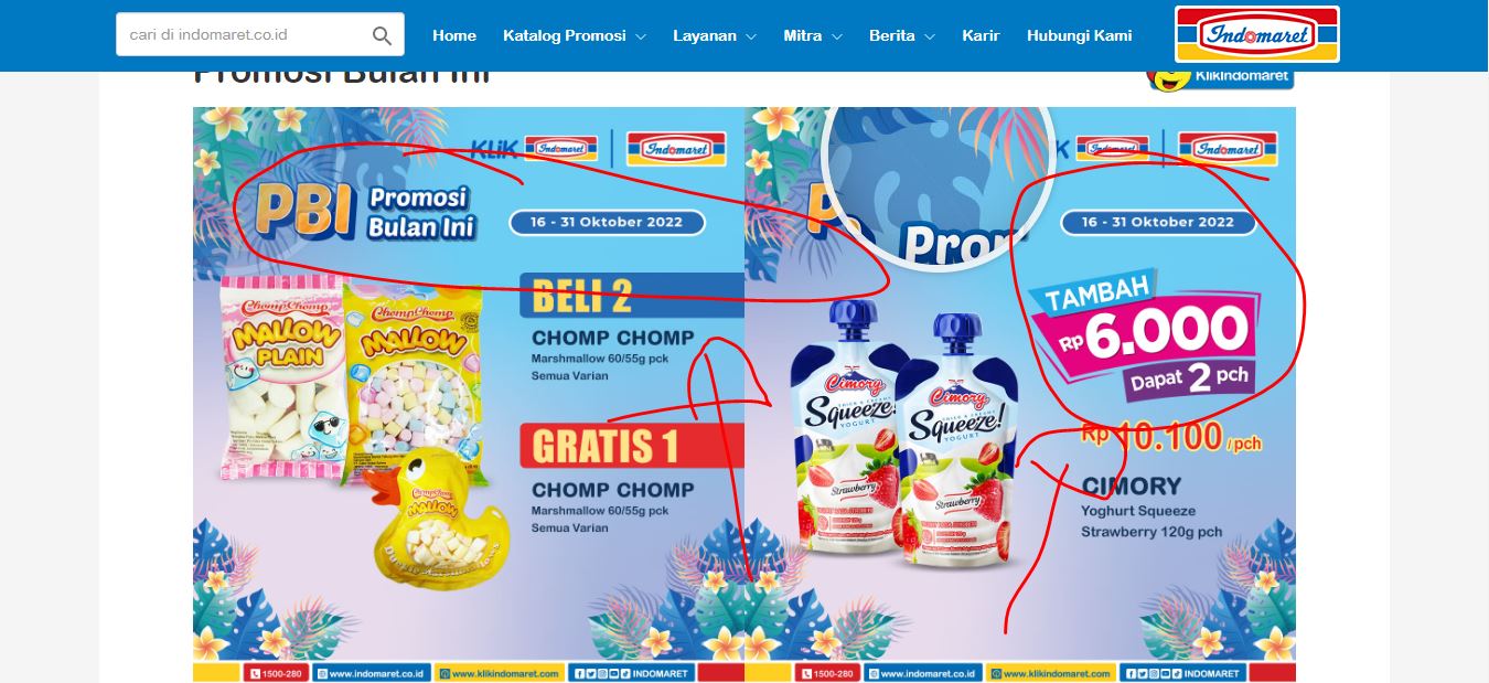 Cara Melihat Daftar Promo Indomaret - Tongbos