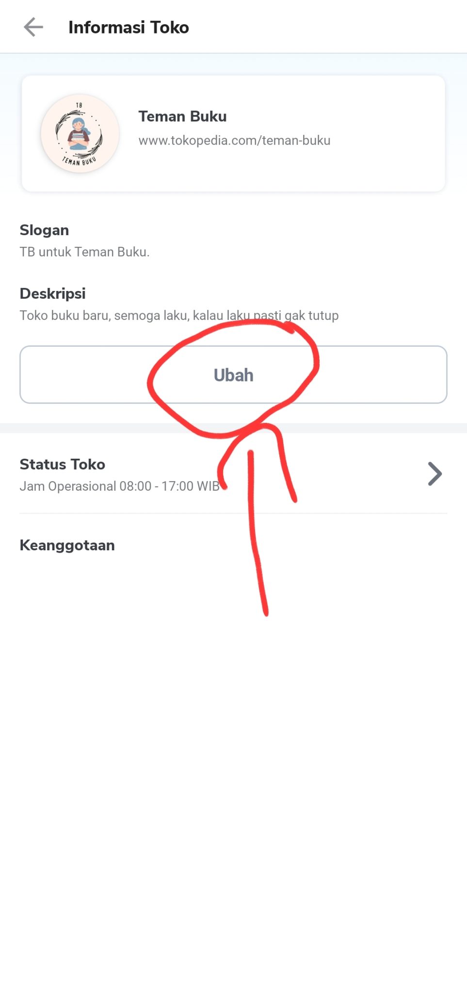 Cara Ganti Foto Profil Toko di Tokopedia Seller - Tongbos