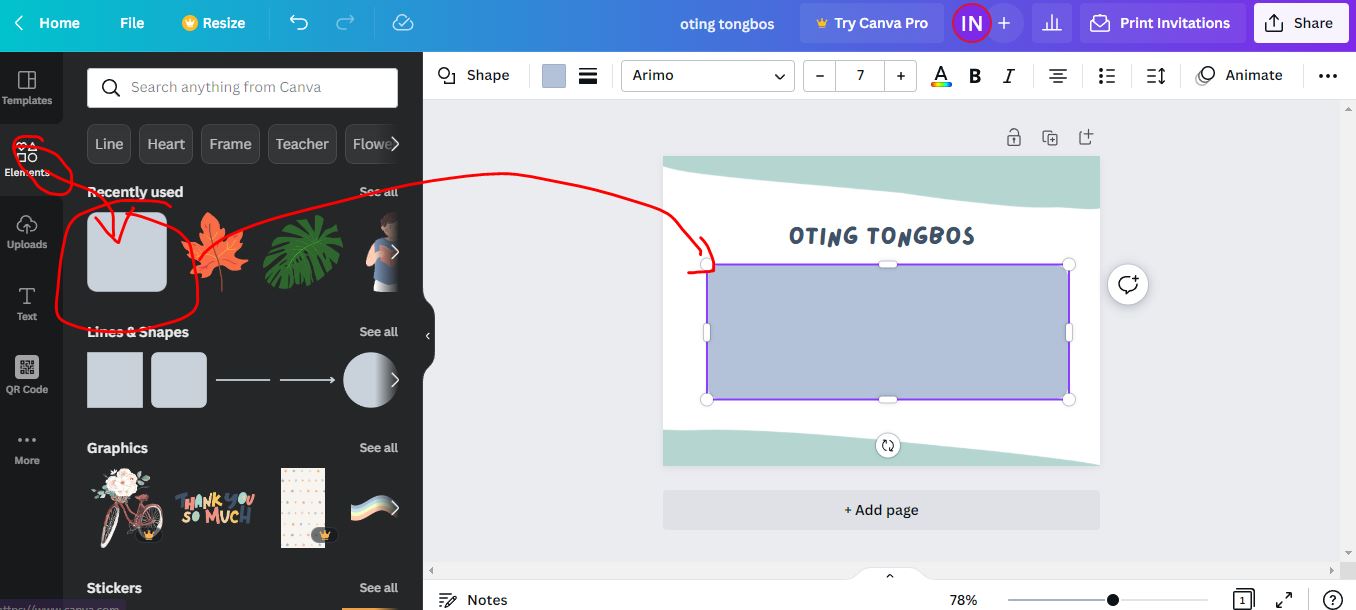 Cara Membuat Label Nama Anak Untuk Buku Pelajaran di Canva - Tongbos