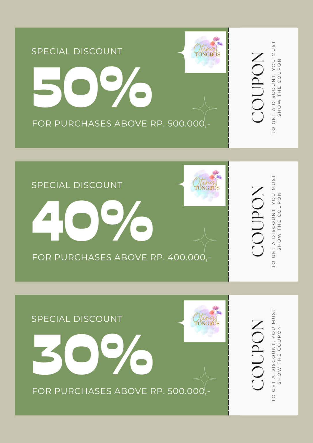 Cara Membuat Desain Voucher Di Canva - Tongbos