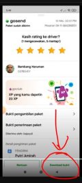 Cara Print Struk Invoice Gosend Gojek - Tongbos
