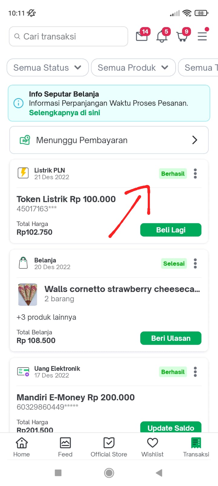 Cara Cek Status Pesanan di Tokopedia - Tongbos