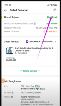 Panduan Melacak Pengiriman Paket Tokopedia dengan Kurir GTL atau Go To ...